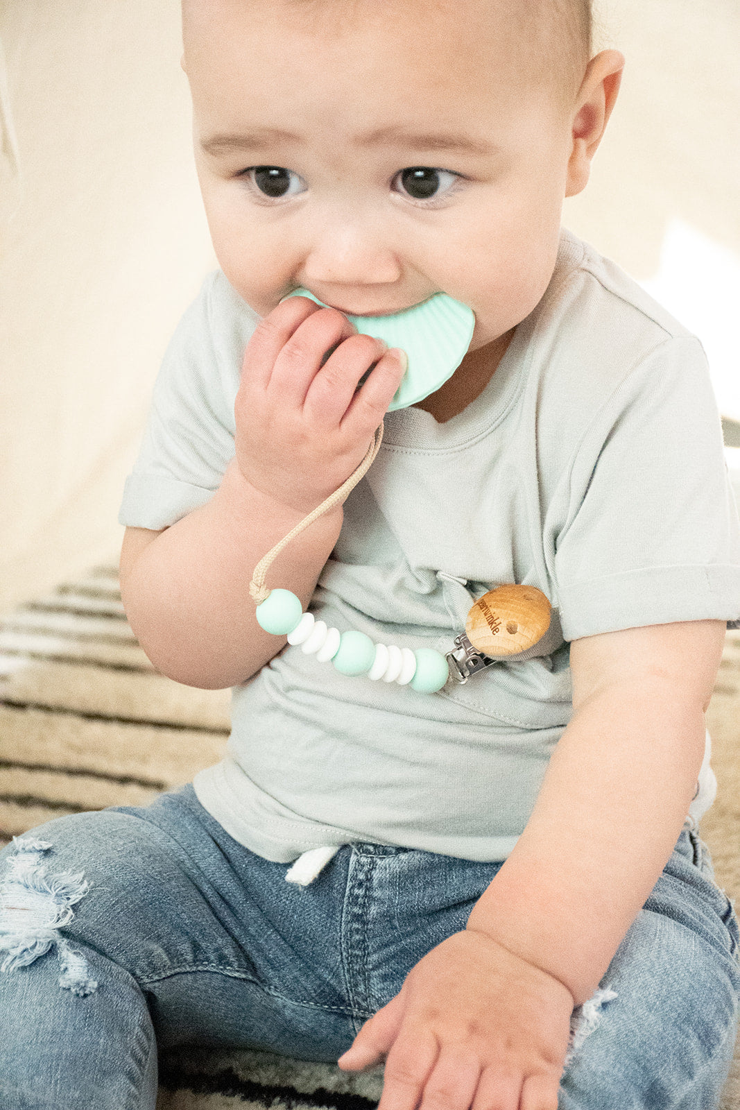Multi-Textured Teething Shell – Soothe & Stimulate Your Baby’s Senses ...